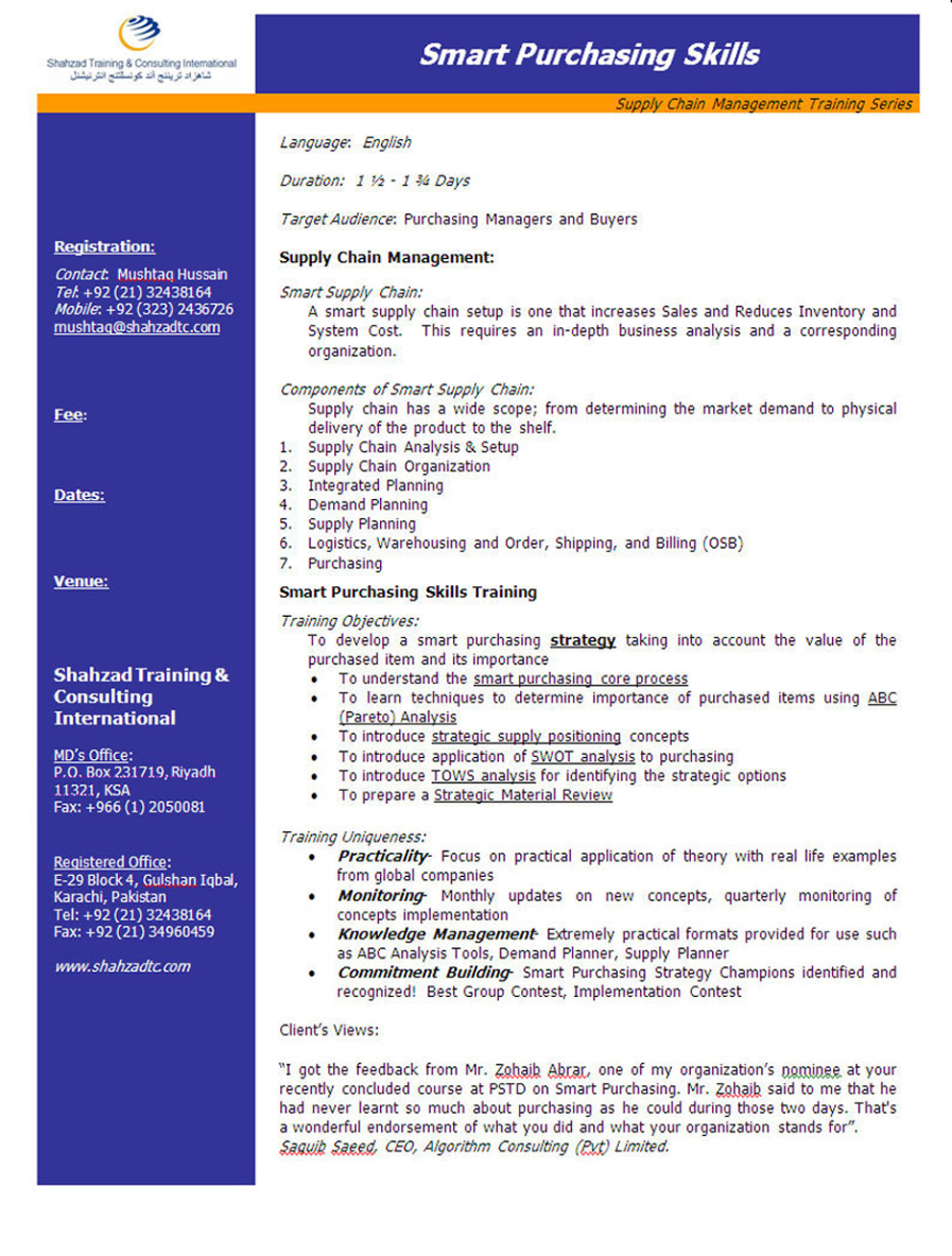 Shahzad Training & Consulting International