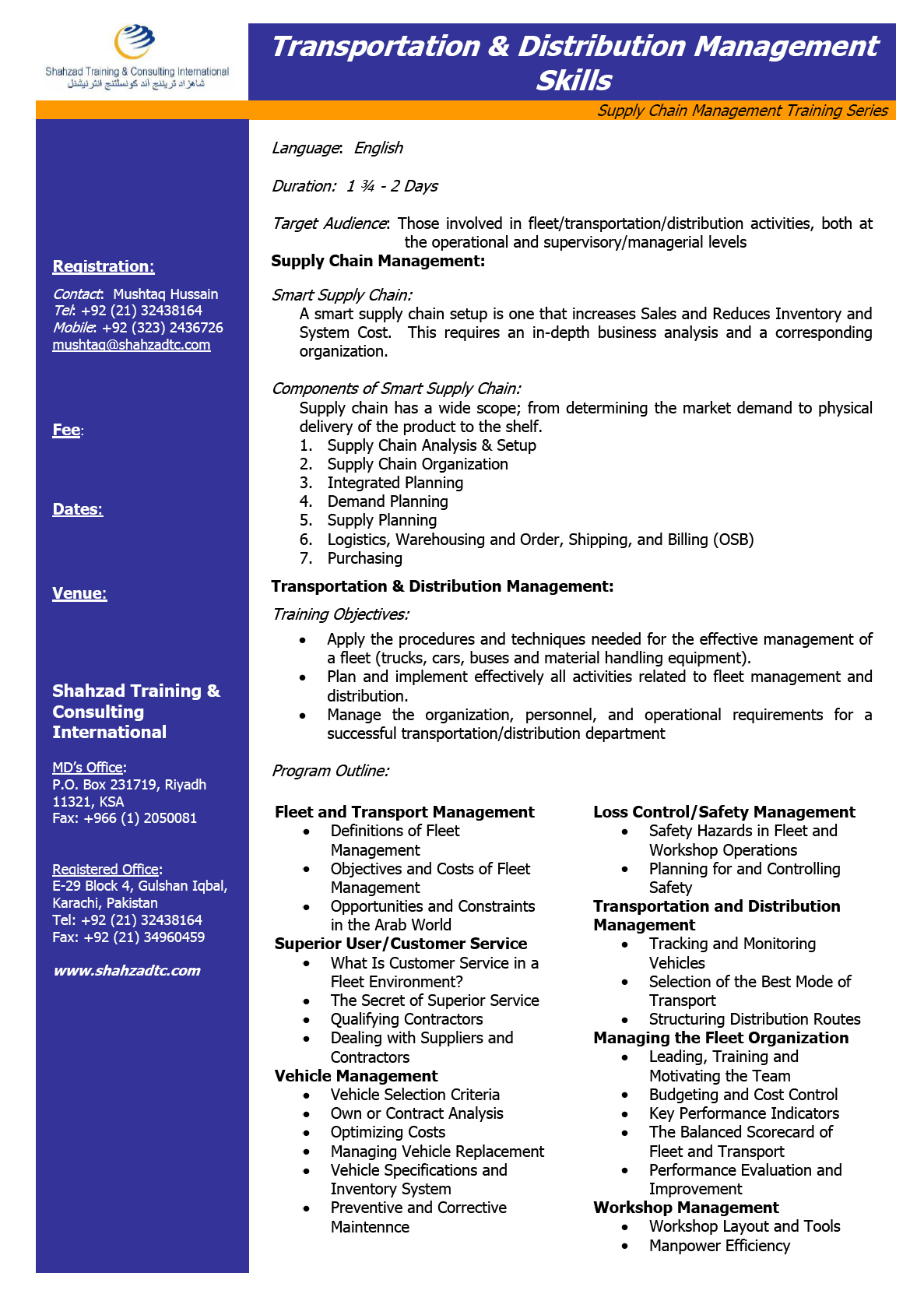 Shahzad Training & Consulting International